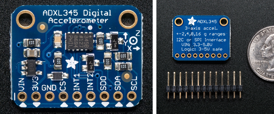 Chapter 10.1: Control an accelerometer over I2C Part 1 - Connect the breakout bo