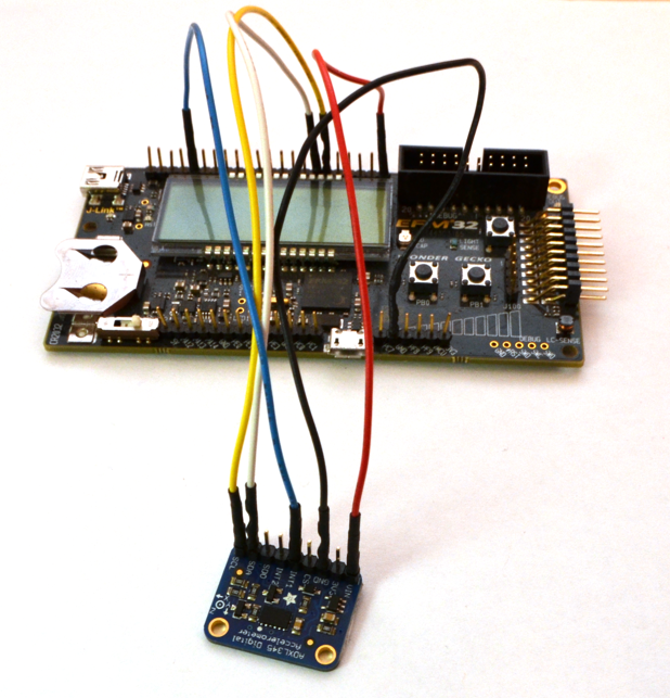 Chapter 10.1: Control an accelerometer over I2C Part 1 - Connect the breakout bo