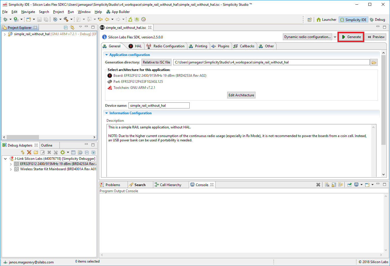 Adding Micrium OS on a Flex Gecko