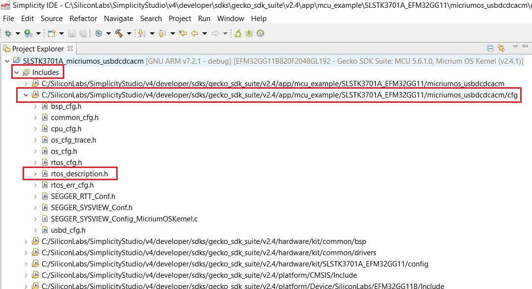 Micrium OS USB-Device CDC-ACM Class and Demo
