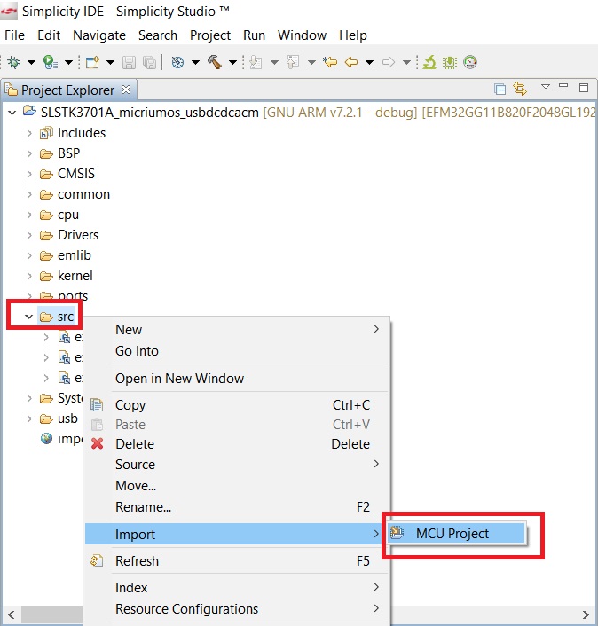 Micrium OS USB-Device CDC-ACM Class and Demo