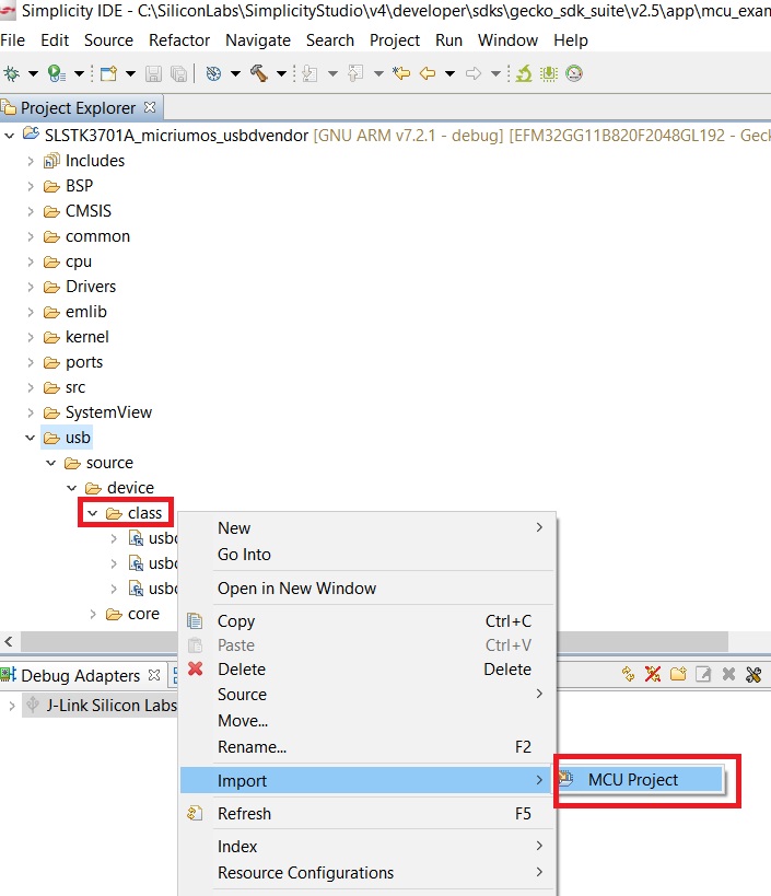 Micrium OS USB-Device VENDOR Class and Demo