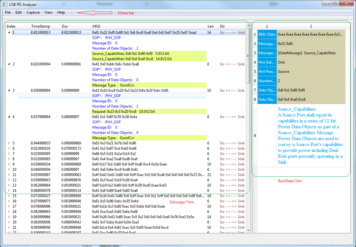 USB Type-c Power Delivery Protocol Analyzer Introduction.