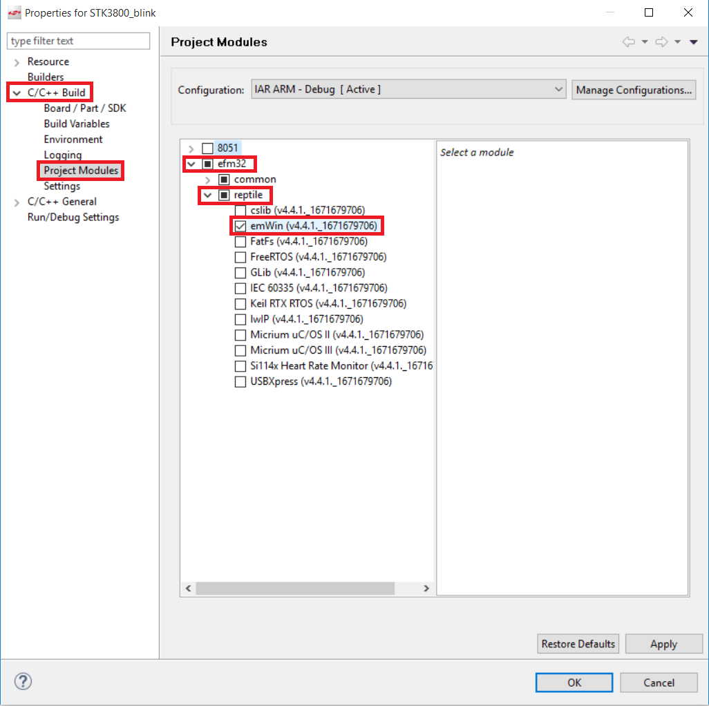 Tools for Creating an Embedded GUI with EFM32