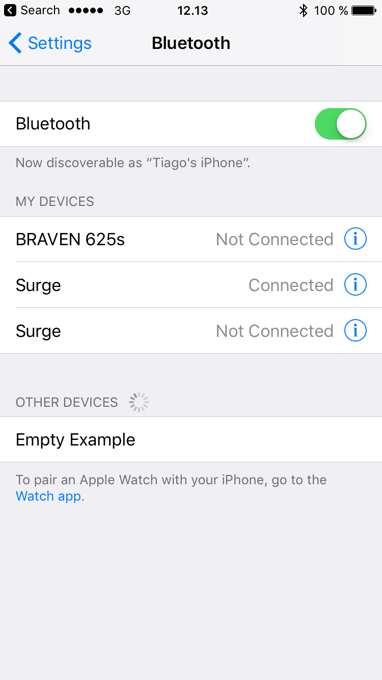 [Deprecated] KBA_BT_1501: BLE devices on iOS Bluetooth Settings page