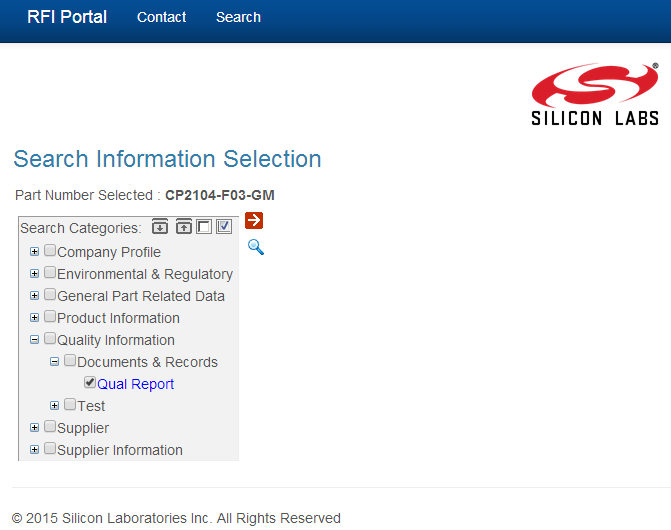 Qualification report