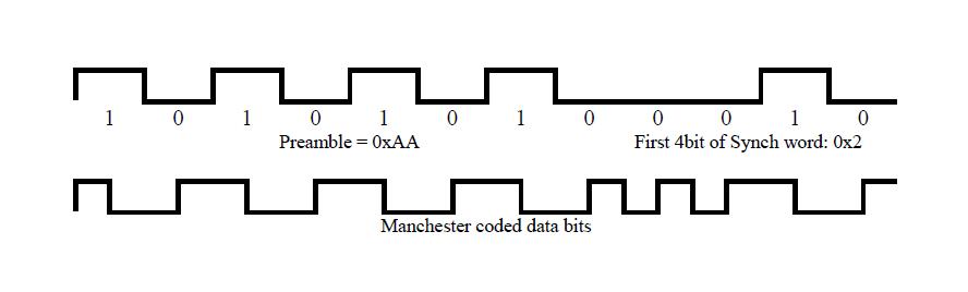 Manchester coding preamble