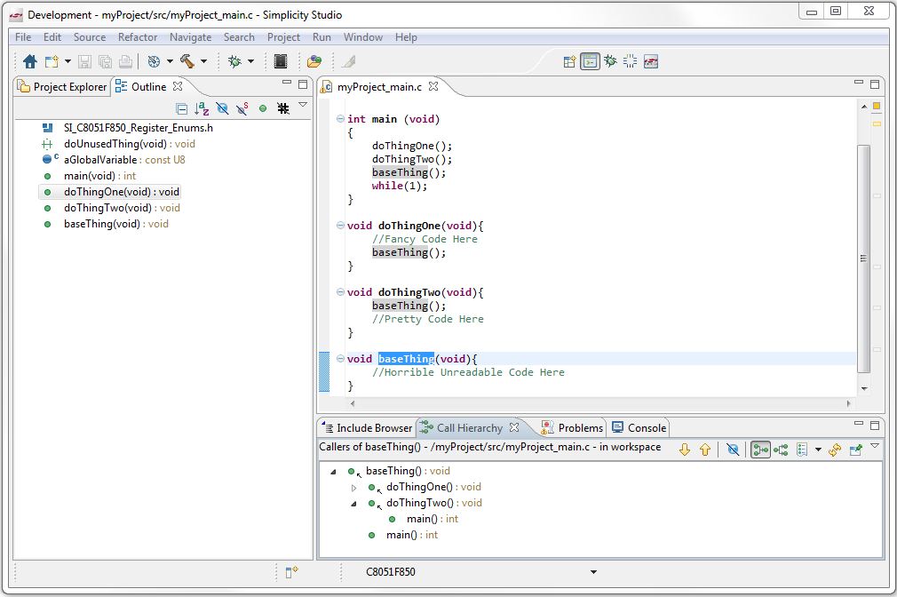 Simplicity Studio: Eclipse Features