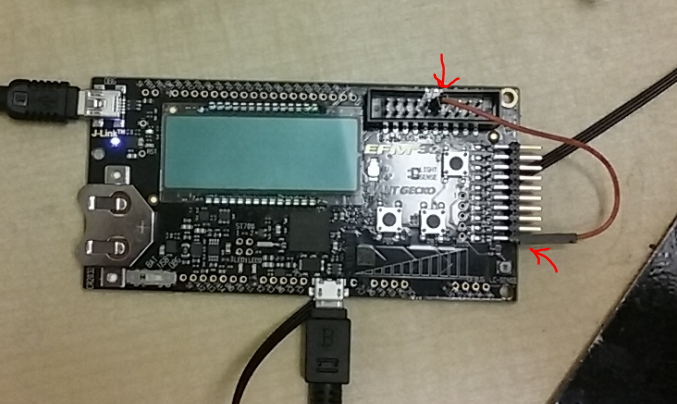 Use AN0042 bootloader on EFM32 STK