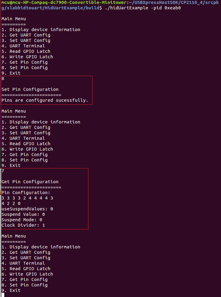 How to configure CP2114 GPIO Pins in Linux