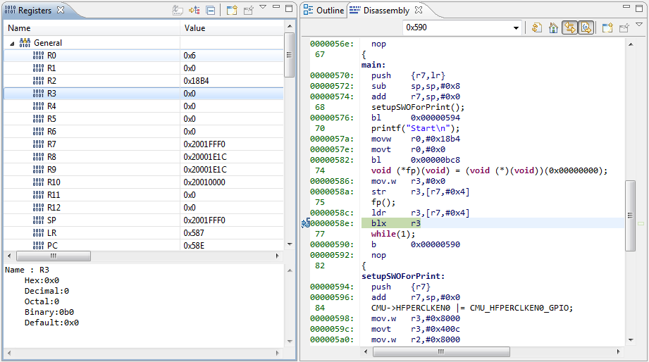 Debug A Hardfault