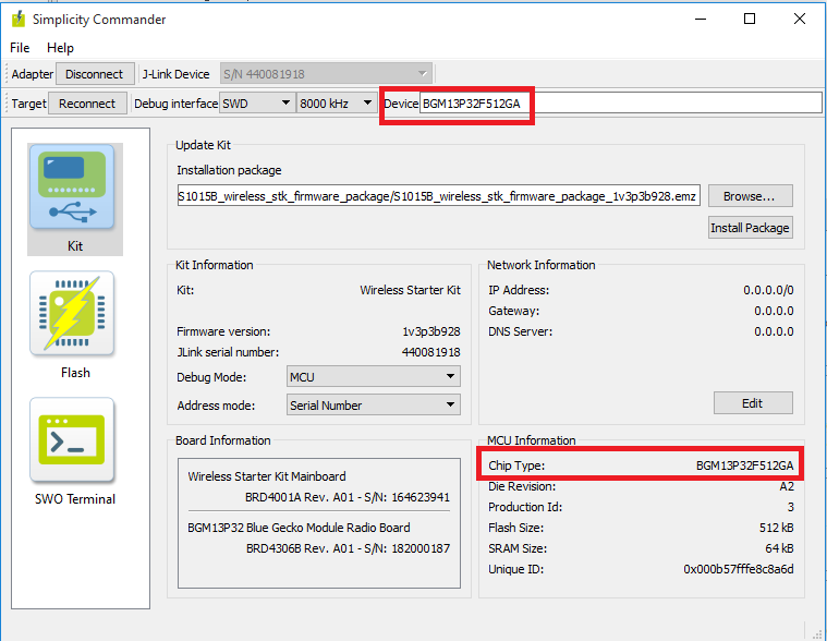Simplicity Studio now Treats Bluetooth Modules as Parts