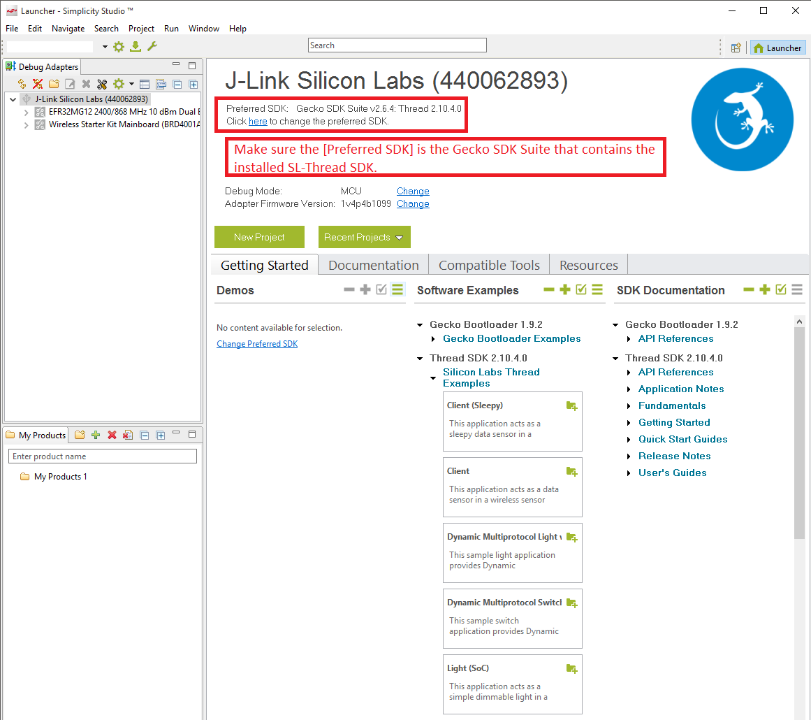 Installing Silicon Labs Proprietary Thread (SL-Thread) SDK to ...