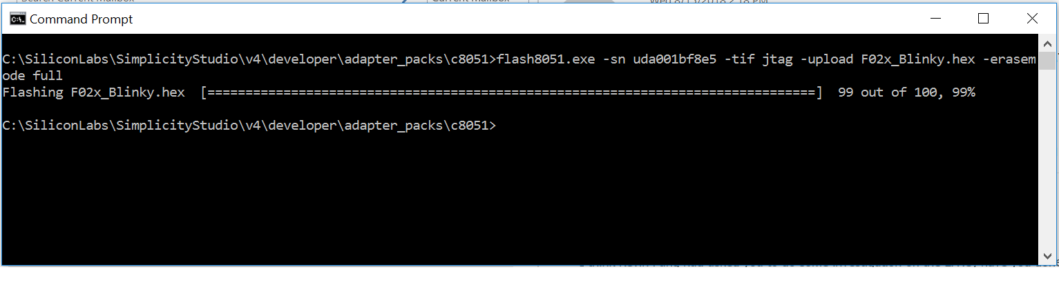Programming 8-bit MCU with flashefm8.exe and flash8051.exe Tool