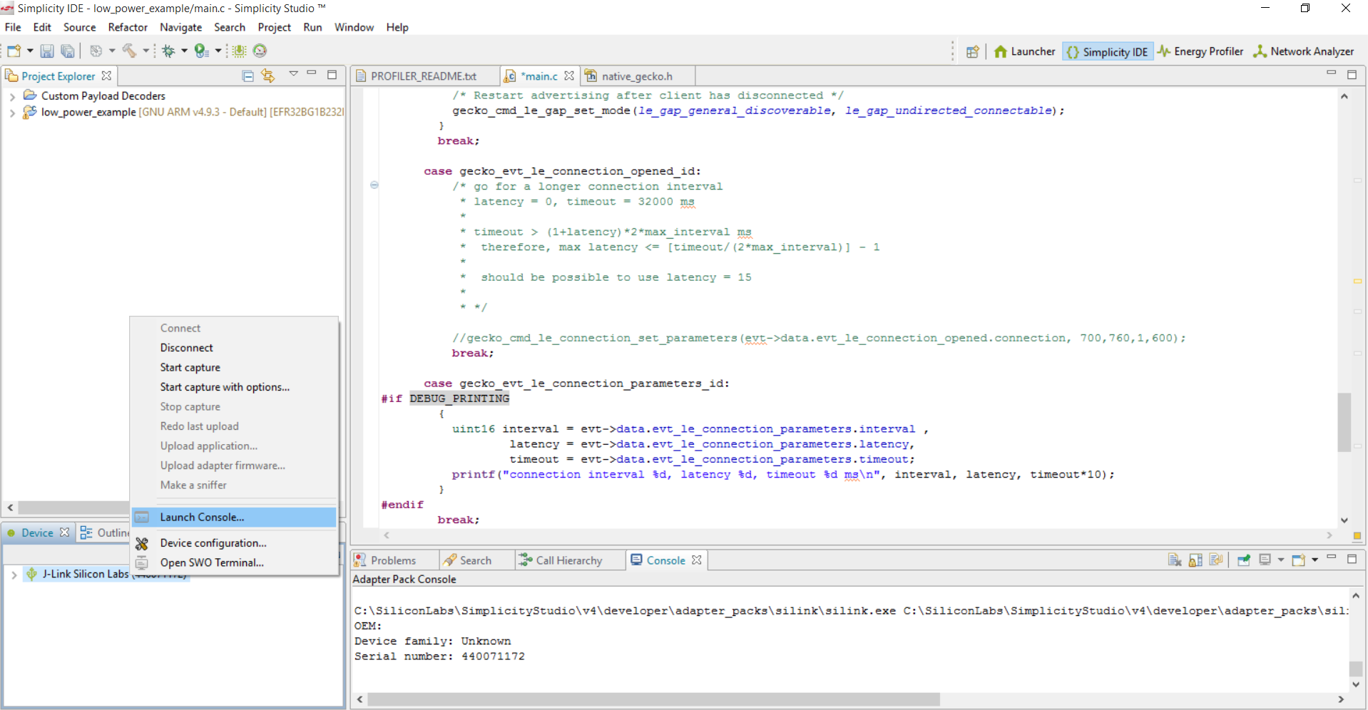 KBA_BT_0401: Optimizing Current Consumption in Bluetooth Low Energy Devices