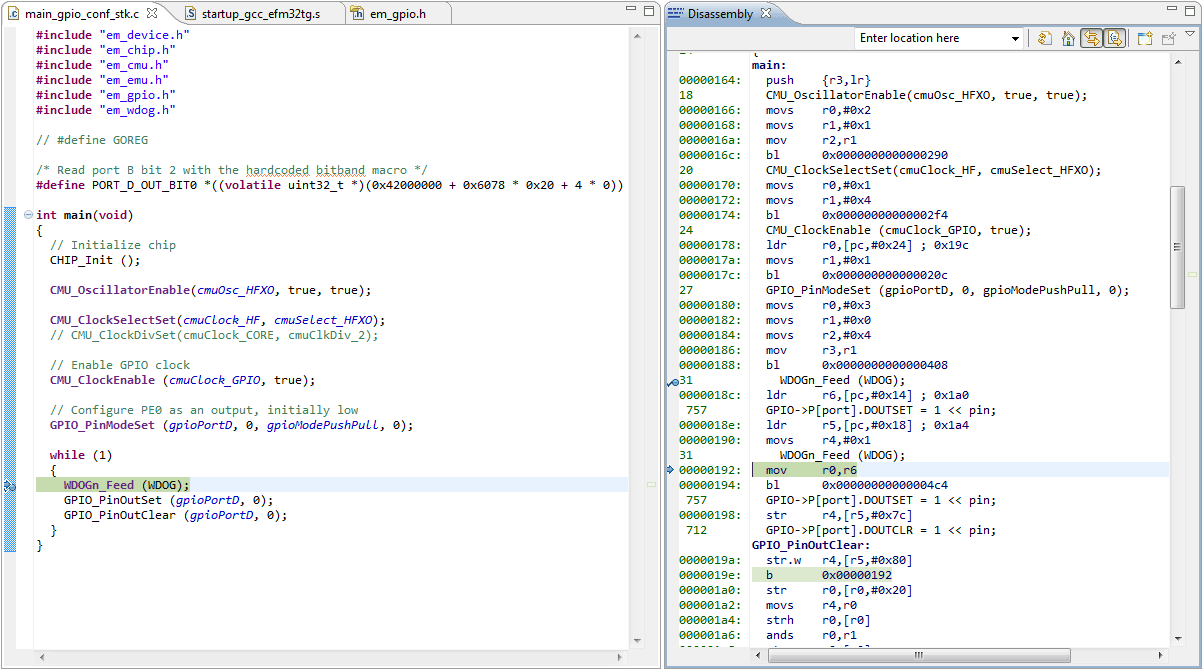 Improve Gpio Performance Without Losing Debug Functionality