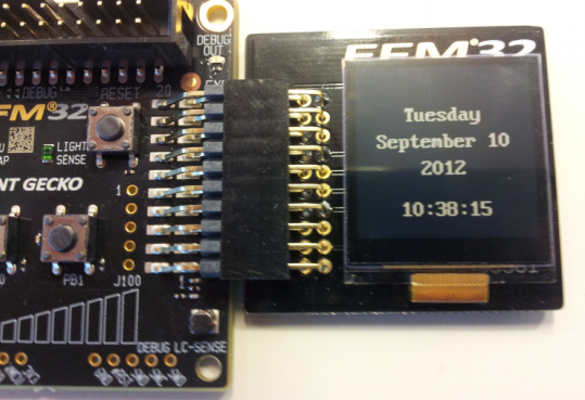 How can EFM32 be used to create a low-power, high-resolution graphical ...