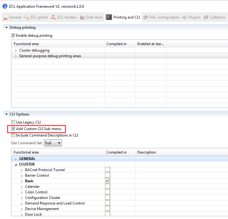 How to create custom CLI commands in EmberZNet?