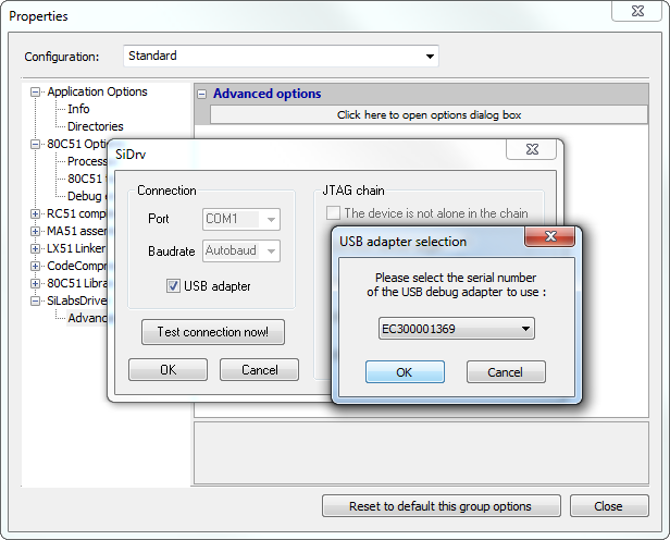 Integrating The Silicon Labs Debug Adapter Into Ride7
