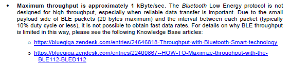 AT-C based SPP-over-BLE: how to set Connection Interval to achieve max ...