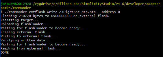 How To Setup The Ota Serverwith External Spi Flash On Soc Mode