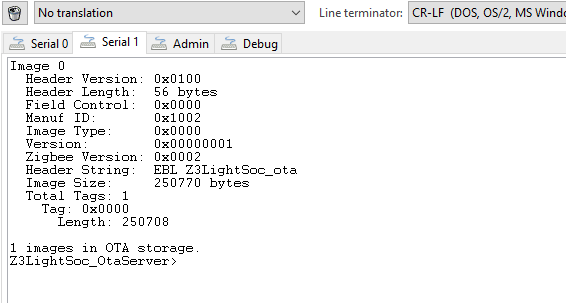 How To Setup The Ota Serverwith External Spi Flash On Soc Mode