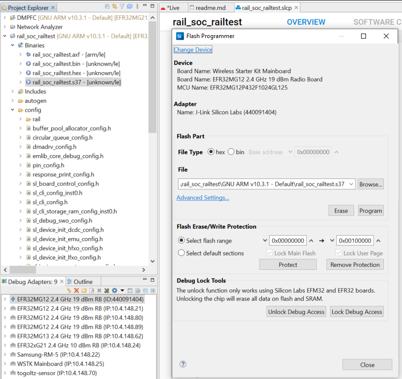 Turning any EFR32 into a Zigbee or Thread Sniffer