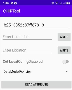 Android Chip-tool Walkthrough