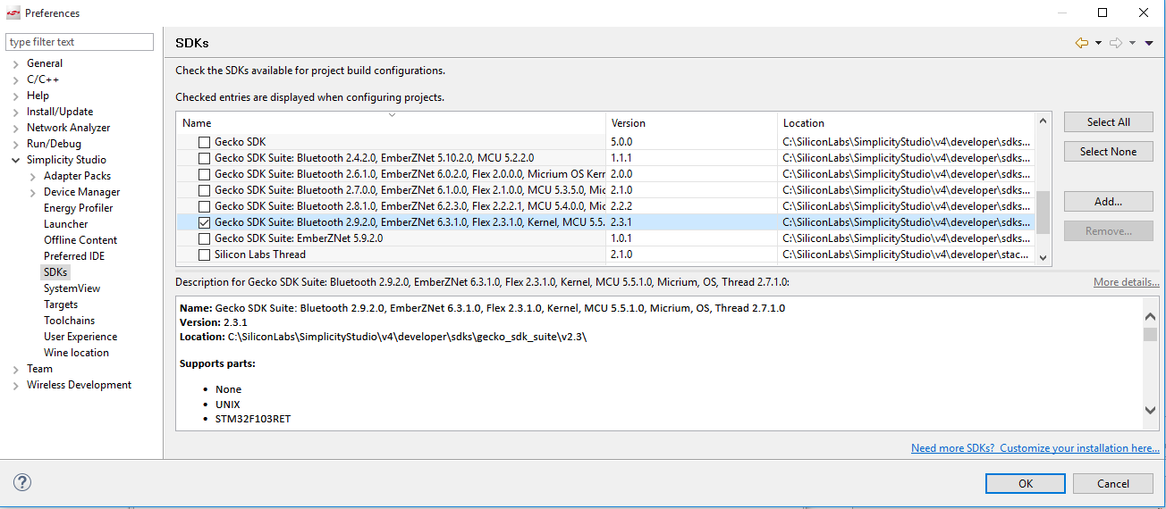 Gecko Sdk Suite Toolchain Support