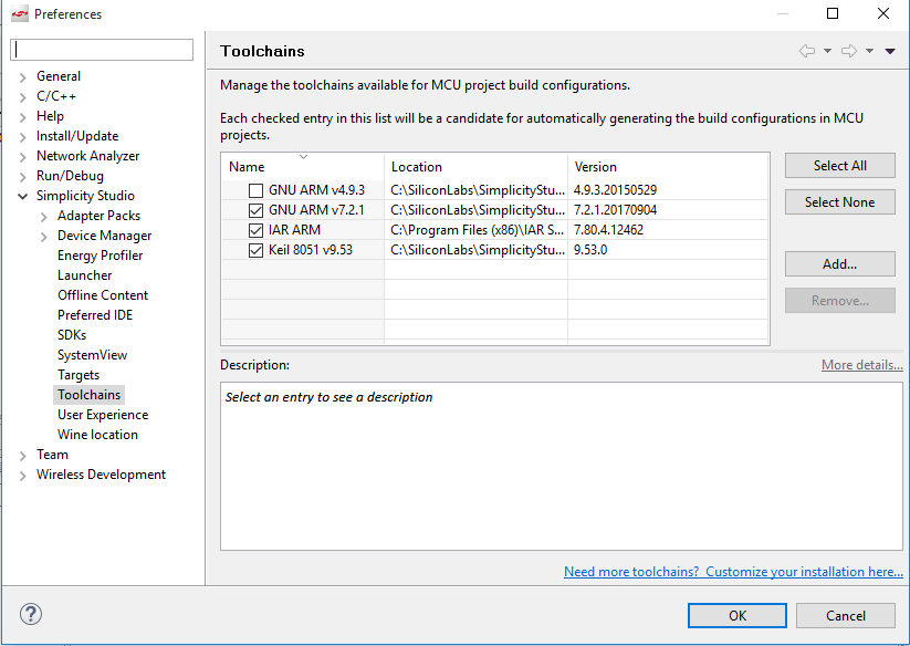 Gecko Sdk Suite Toolchain Support