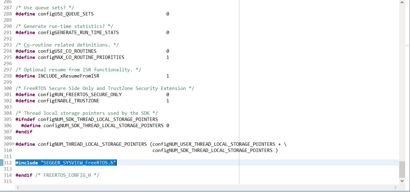 Integrating Systemview Into A Freertos Project