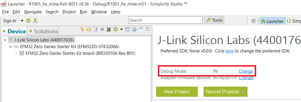 Debugging an EFM32 or EFR32 product on a custom board