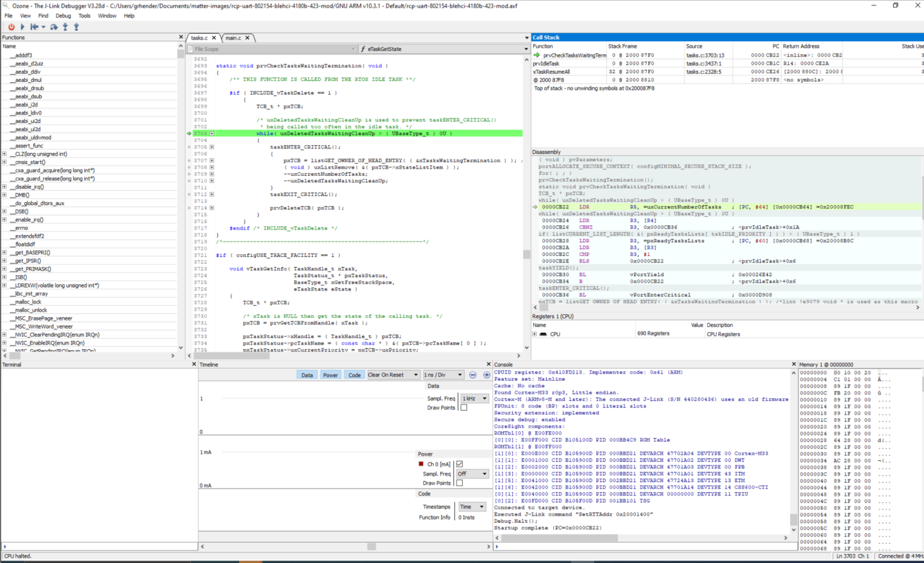 Using Ozone Debugger on RCP