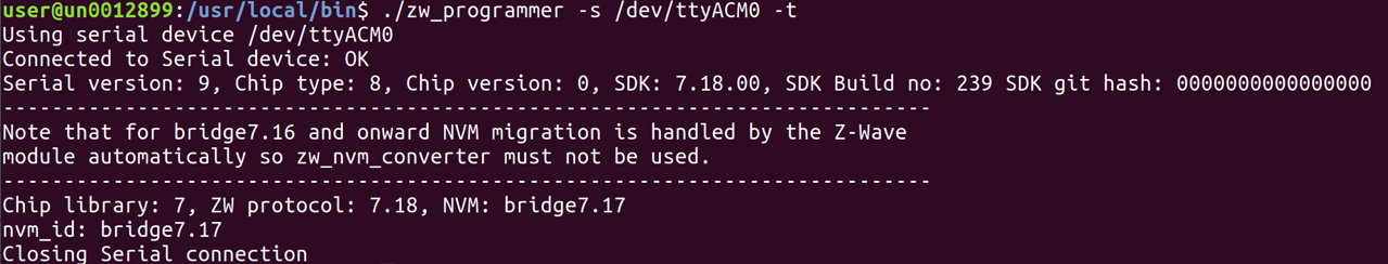 Z-Wave 700/800: OTW of Controller