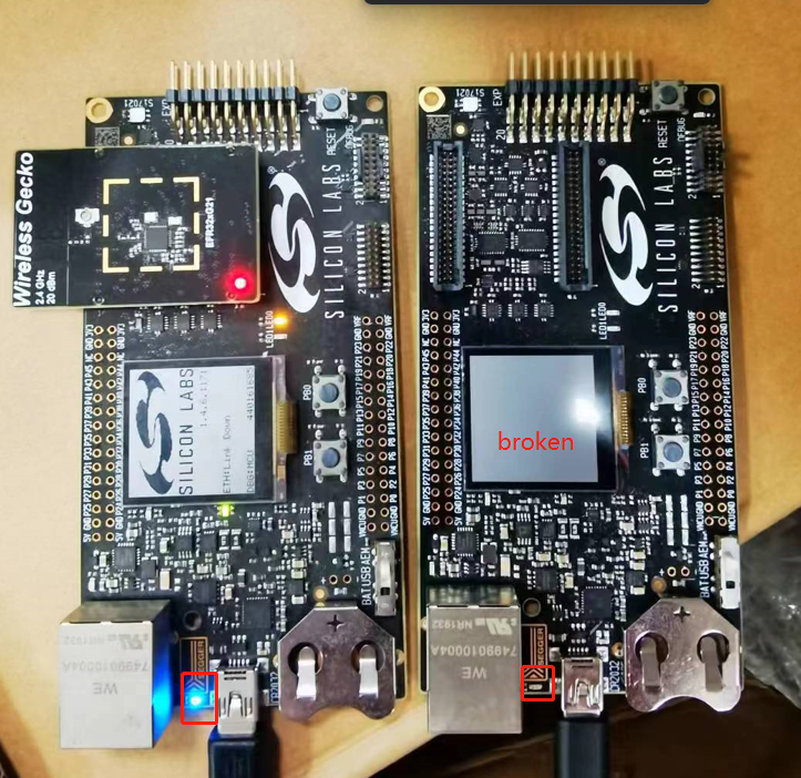 WSTK BRD4001A J-LINK error!